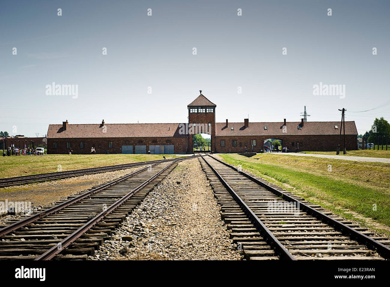 Poland, Auschwitz-Birkenau, Concentration camp Stock Photo - Alamy