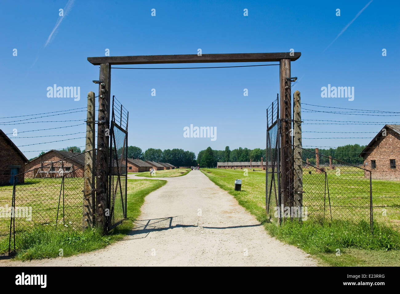 Poland, Auschwitz-Birkenau, Concentration camp Stock Photo - Alamy