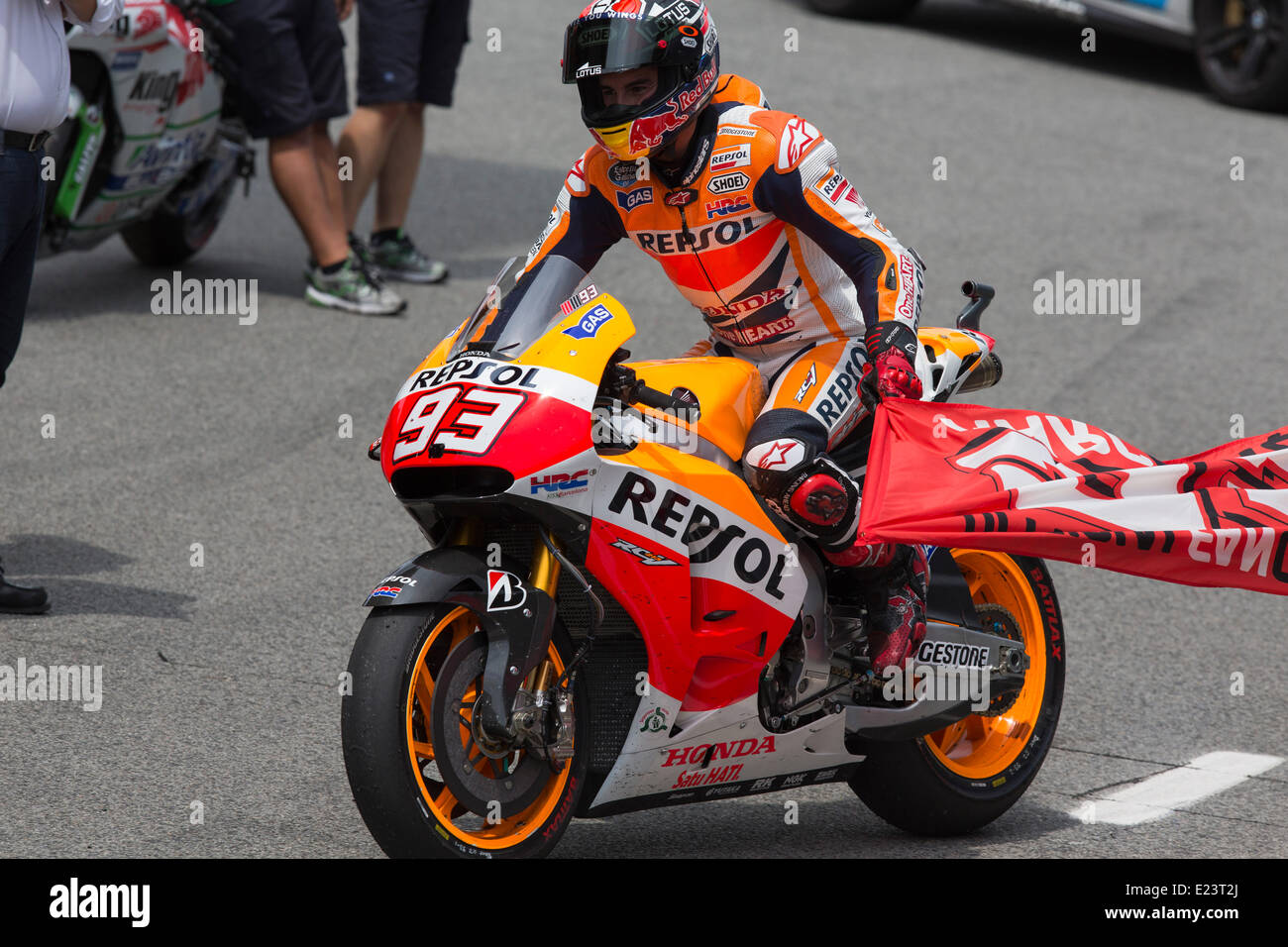 Barcelona, Spain. 15th June, 2014. Marc Marquez (ESP), Repsol Honda ...