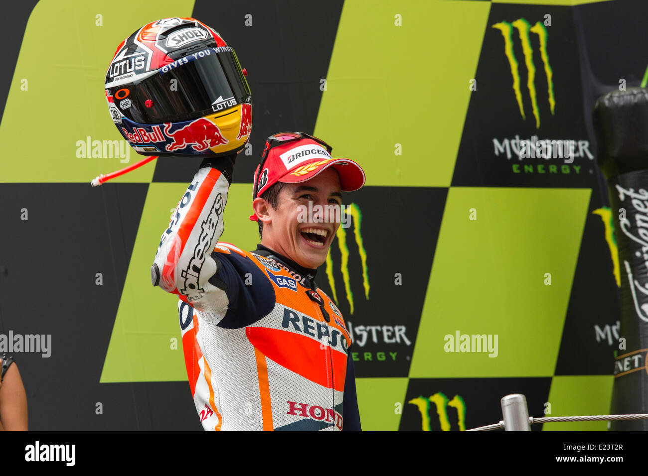 Barcelona, Spain. 15th June, 2014. Marc Marquez (ESP), Repsol Honda ...