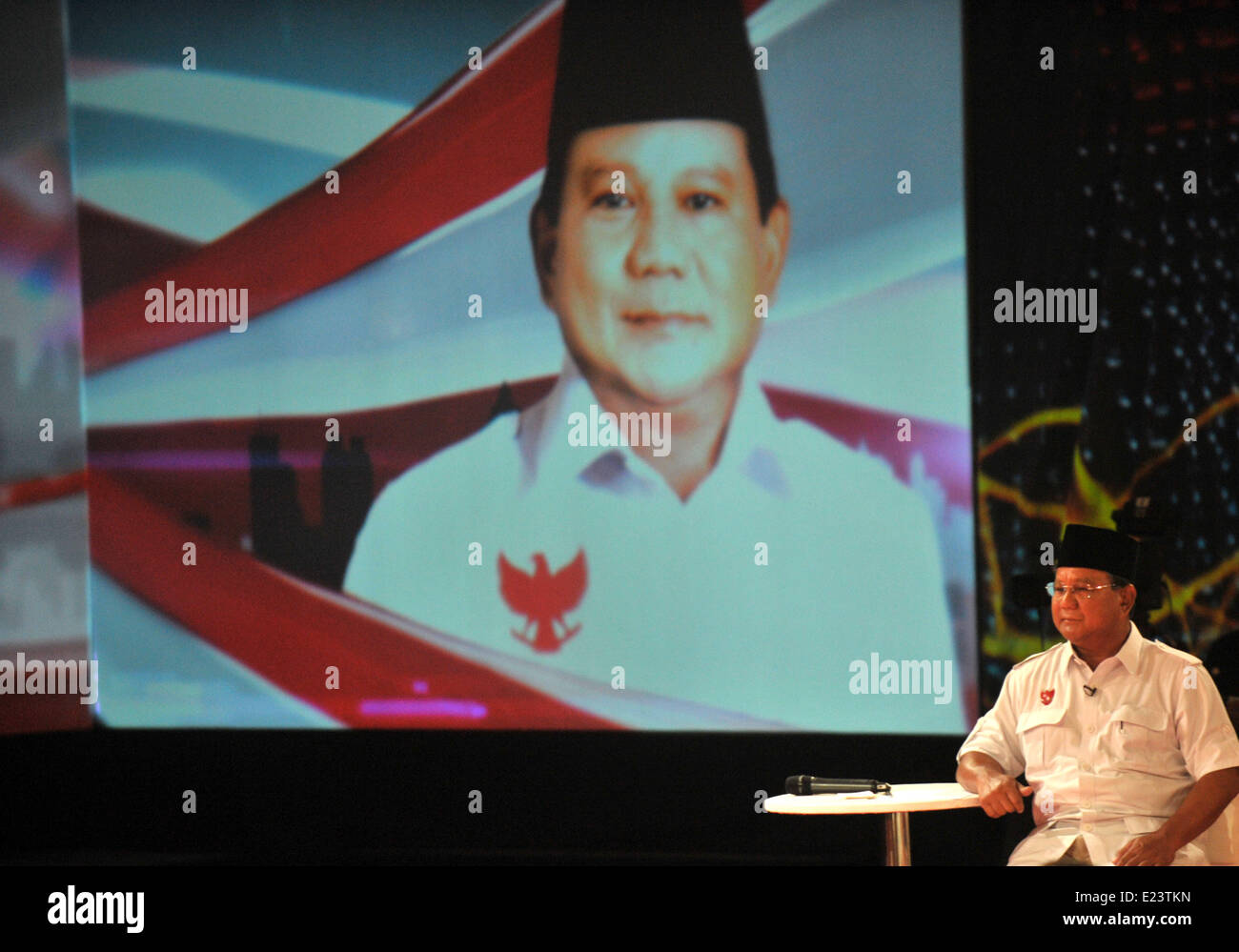 Jakarta, Indonesia. 15th June, 2014. Indonesian presidential candidates ...