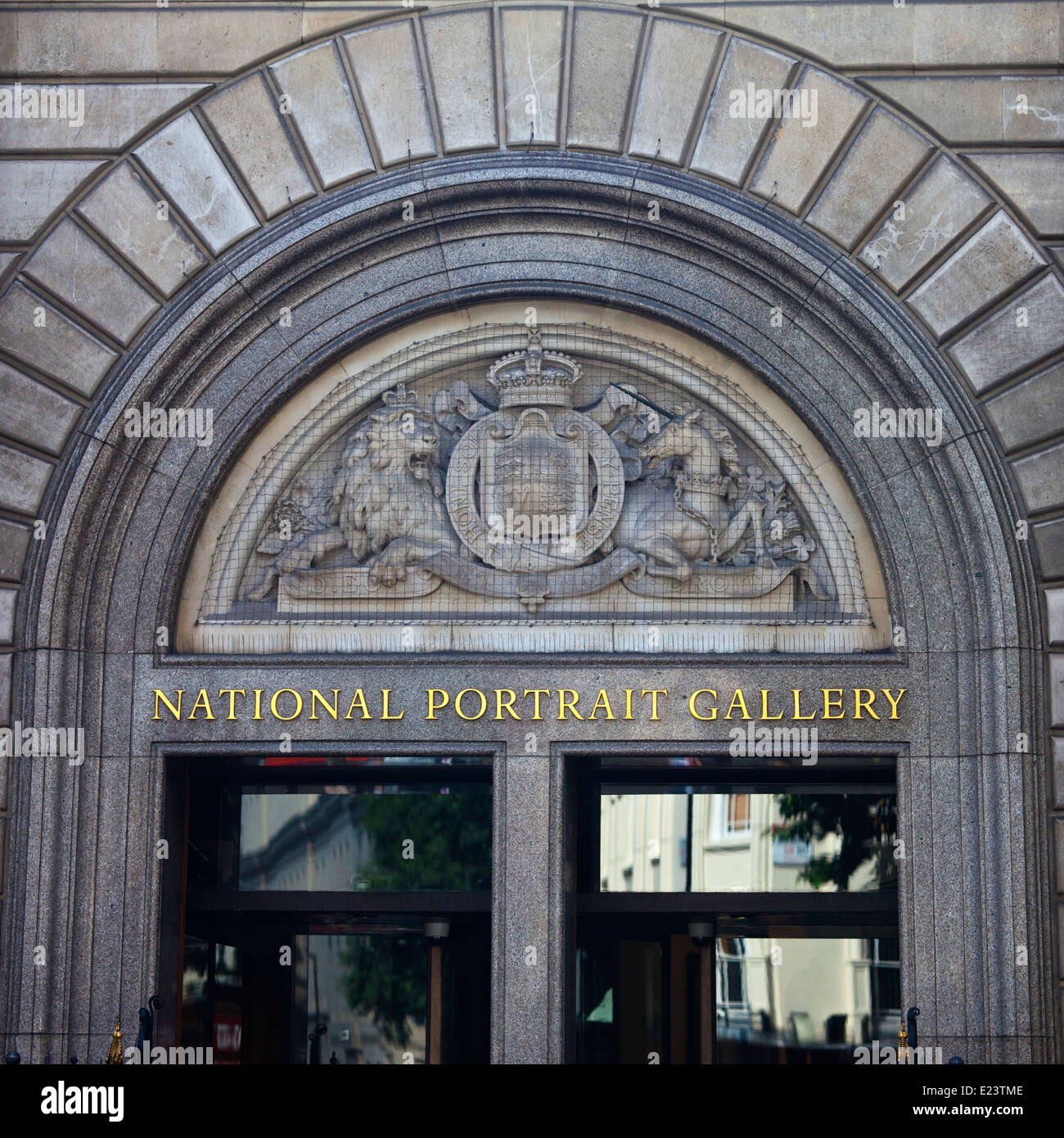 Entrance national portrait gallery london hi-res stock photography and ...