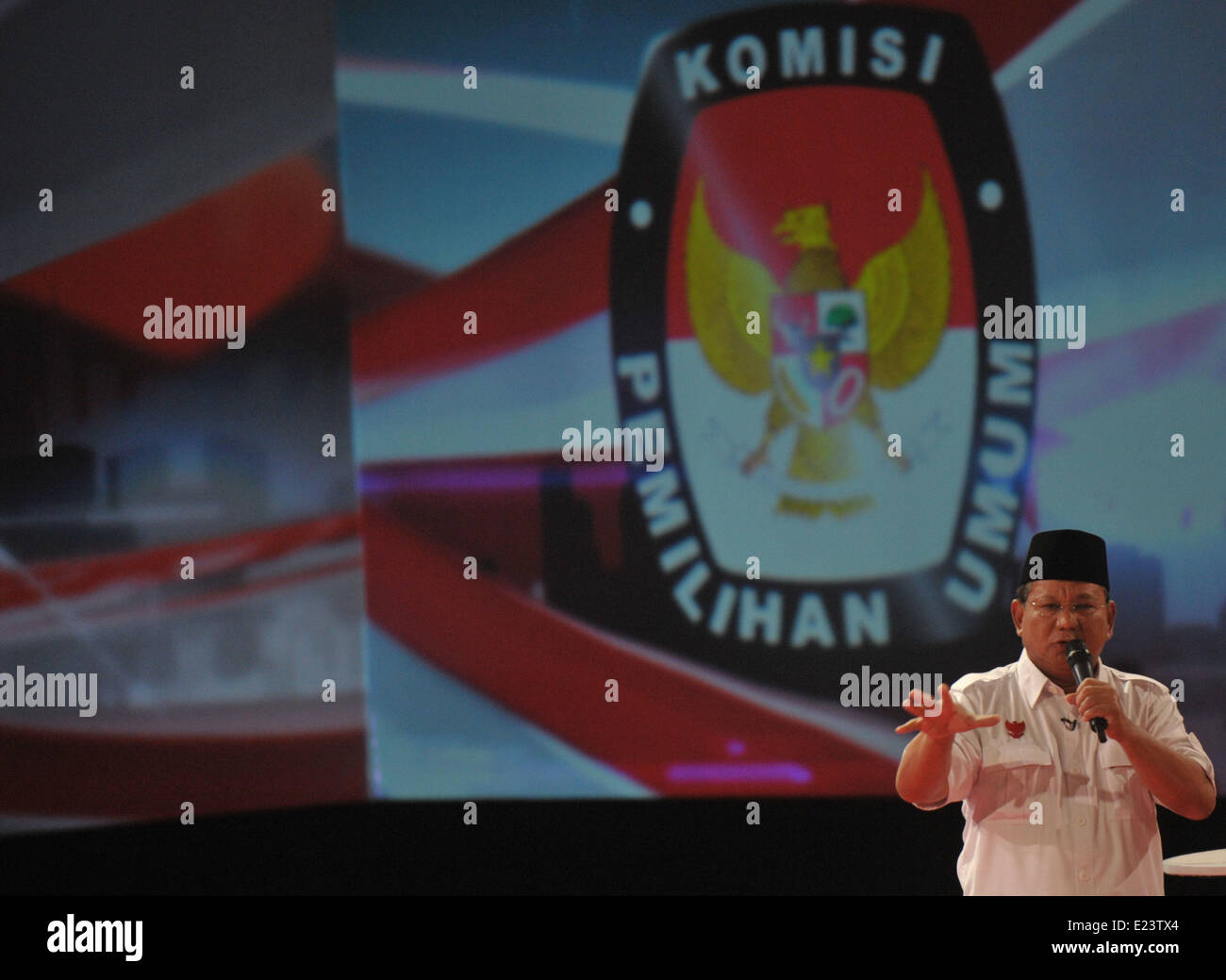 Jakarta, Indonesia. 15th June, 2014. Indonesian presidential candidate ...