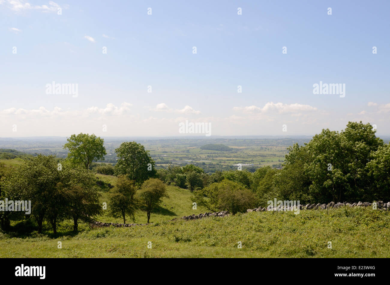 Cheddar Gorge reservoir landscape Stock Photo - Alamy