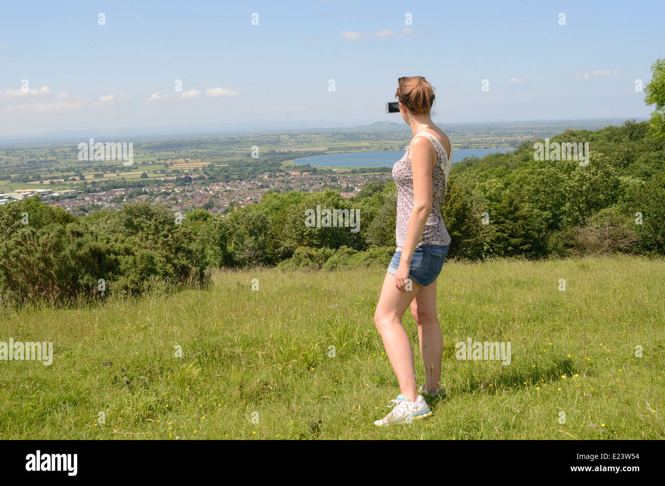 Cheddar Gorge reservoir photo Stock Photo - Alamy