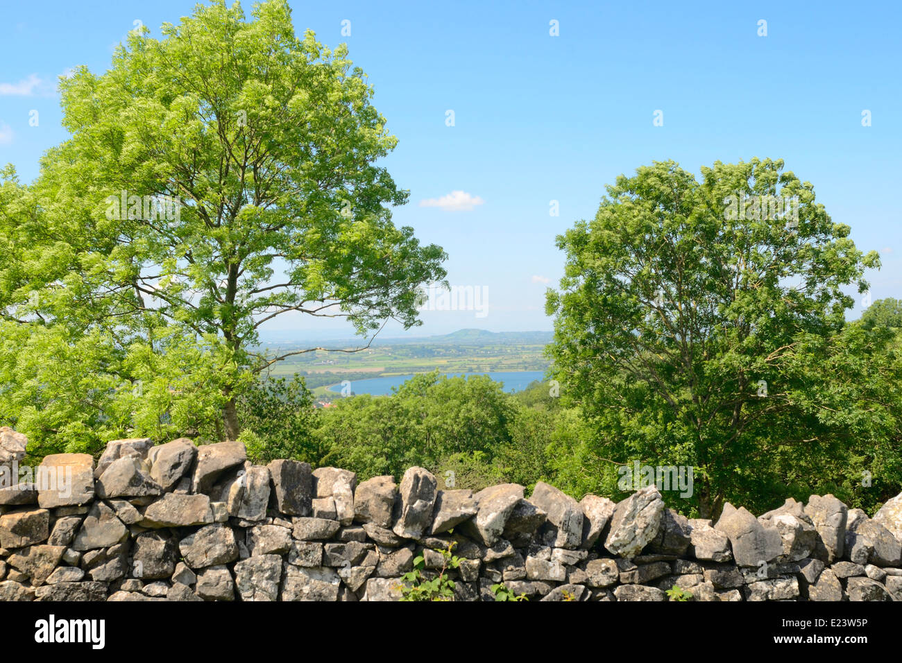 Cheddar Gorge reservoir landscape Stock Photo - Alamy