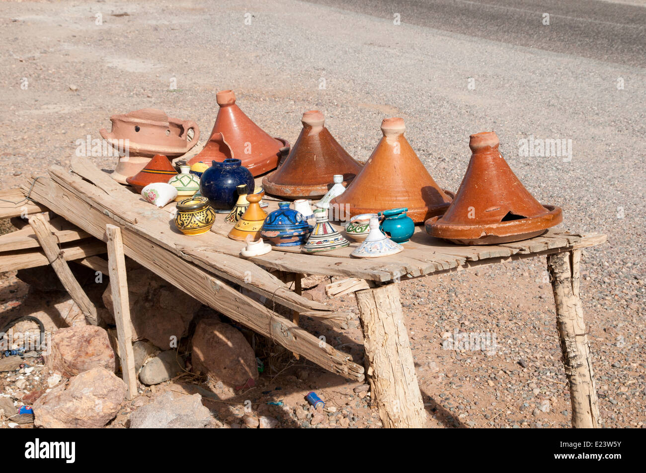 traditional ceramic tajine dishes, Morocco, Africa Stock Photo - Alamy