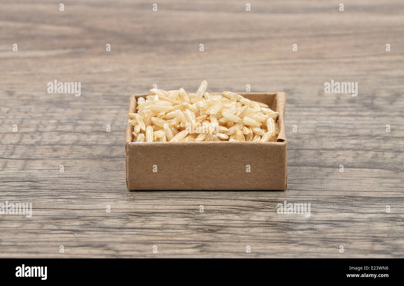 Brown rice packet hi-res stock photography and images - Alamy