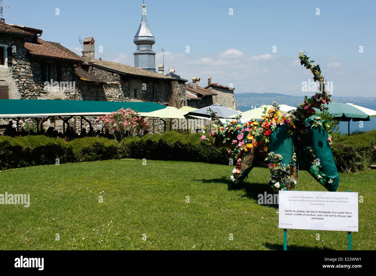 Medieval village of yvoire haute savoie hi-res stock photography and ...