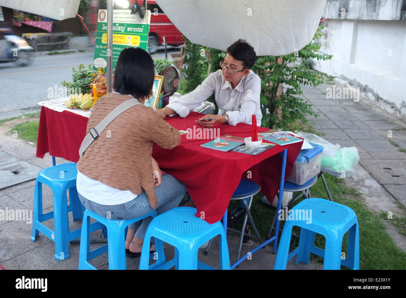 June 15, 2014 - Chiang Mai, Thailand - A woman during a session with a ...