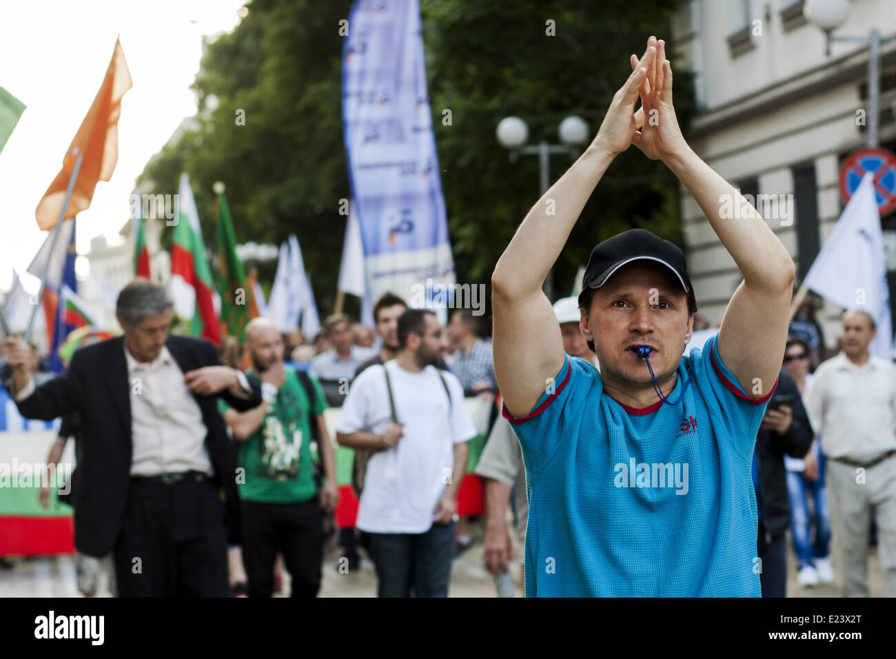 Protest in sofia hi-res stock photography and images - Alamy