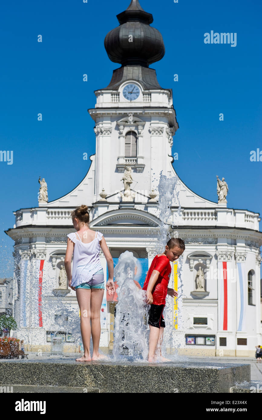 Poland, Wadowice, The 18th century Lesser Basilica is where Pope John ...