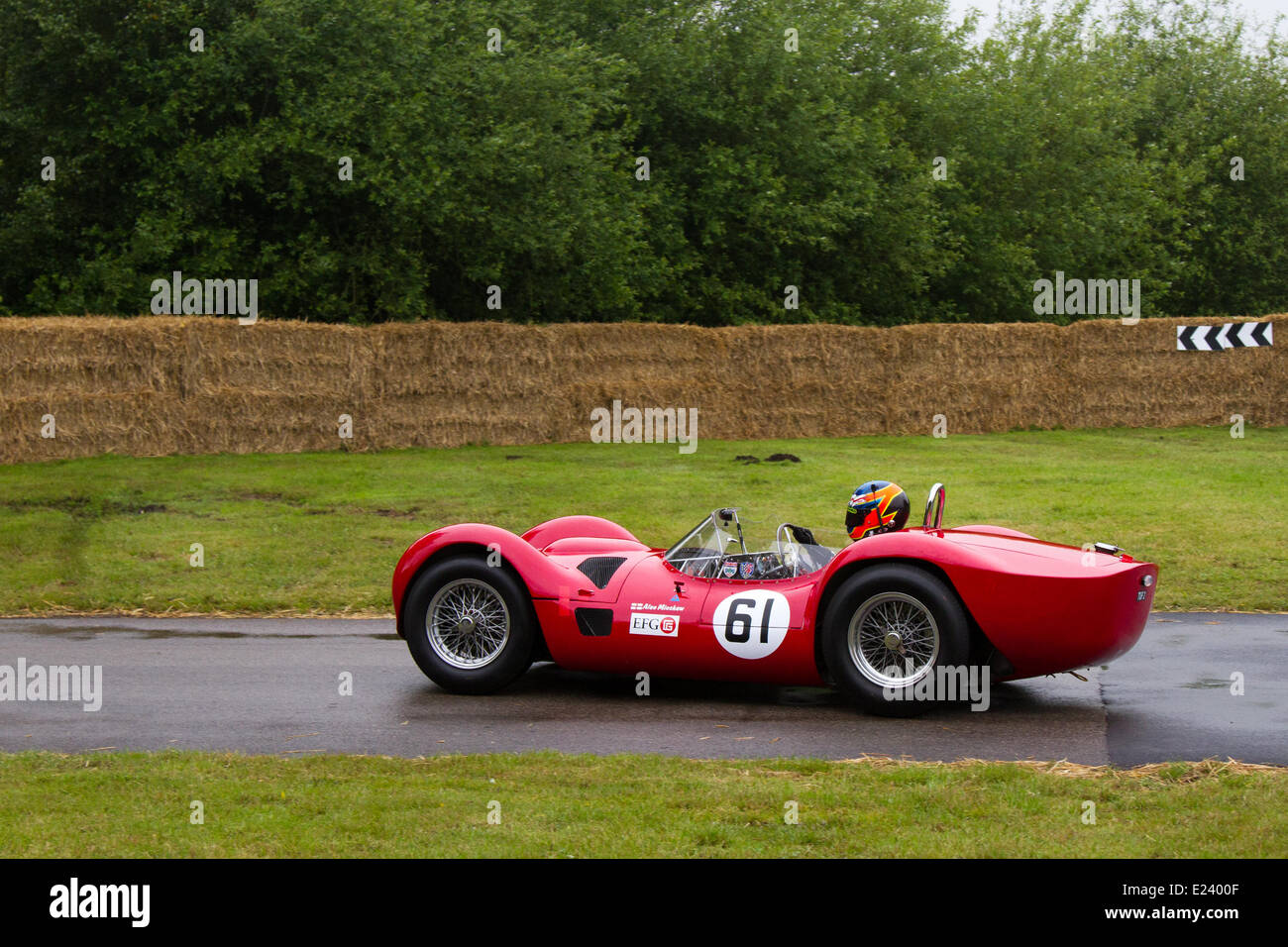 Alan Minshaw No.61RMZ 450 Maserati Birdcage (161) at the Cholmondeley ...