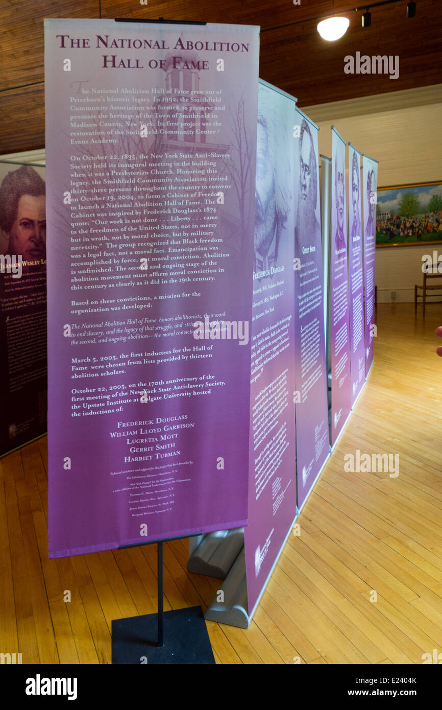 National Abolition hall of fame and museum in Peterboro NY Stock Photo ...