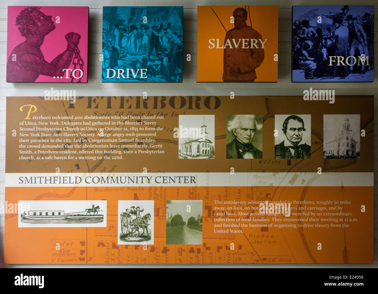 National Abolition hall of fame and museum in Peterboro NY Stock Photo ...