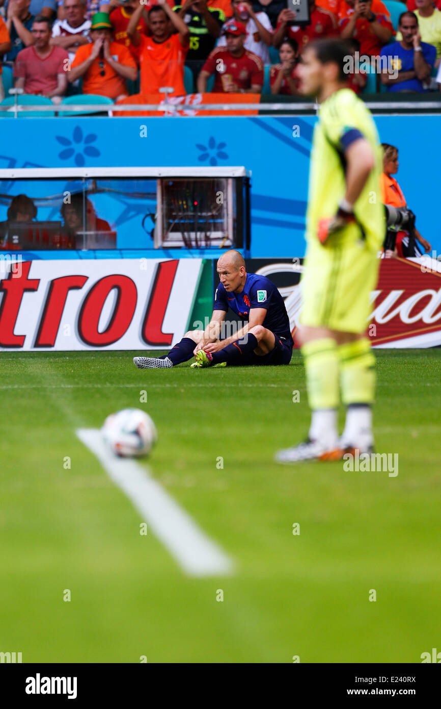 Arjen robben 2014 fifa world cup spain hi-res stock photography and ...