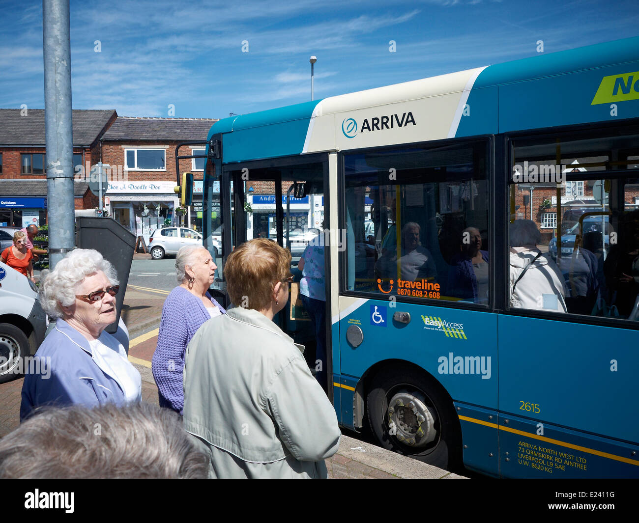 Arriva bus bus stop in hi-res stock photography and images - Alamy