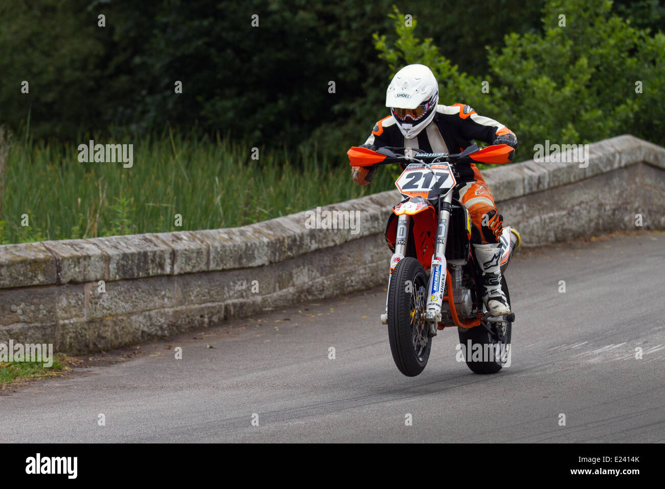 No.217 KTM 450 Richard Sharp, motorcycle trick, motorbike wheelstand ...