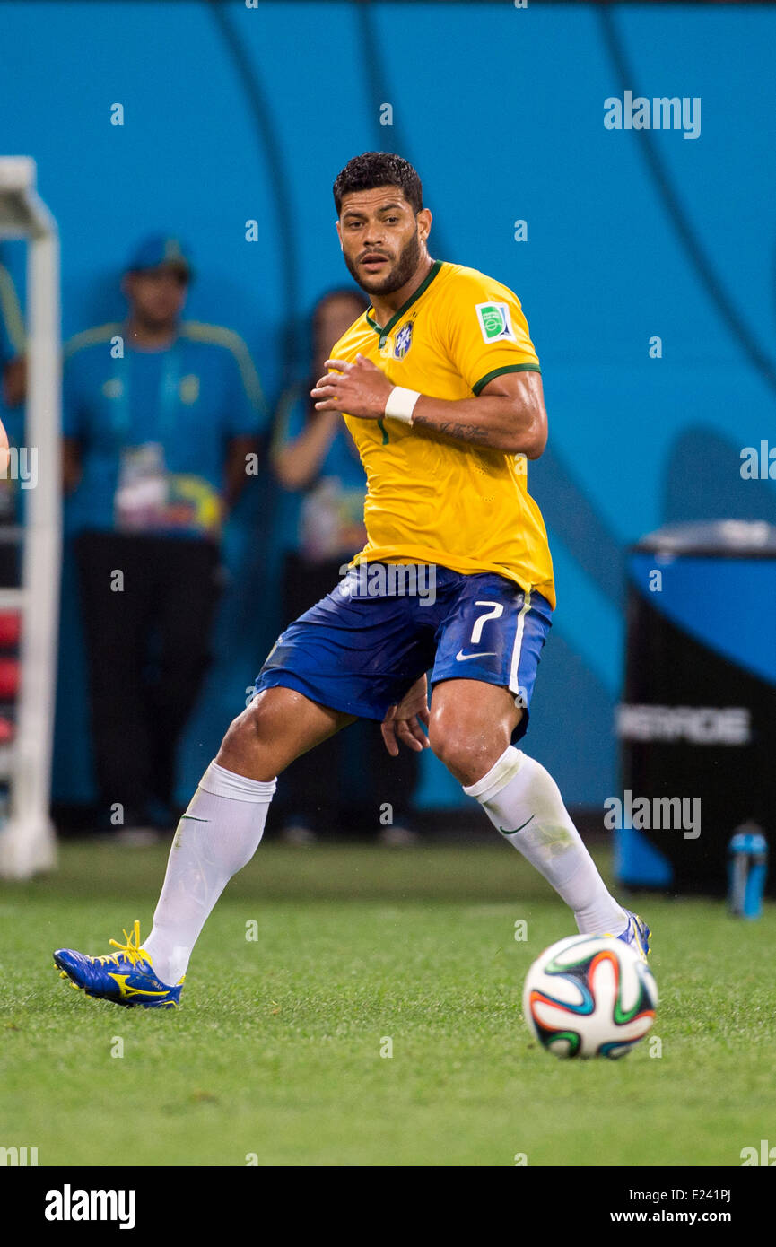 Sao Paulo, Brazil. 12th June, 2014. Hulk (BRA) Football/Soccer : FIFA ...