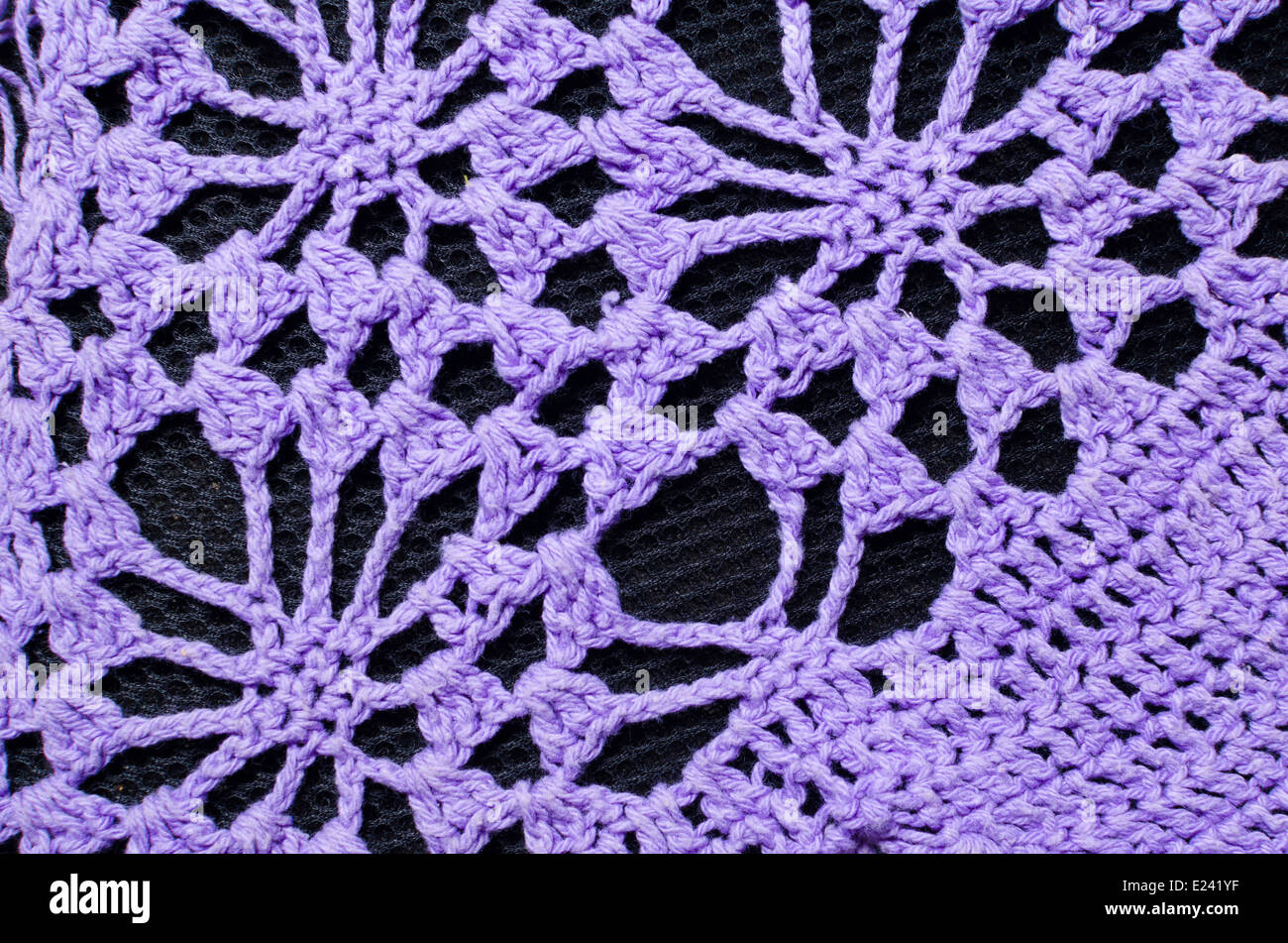 Full frame take of some handmade knitware Stock Photo - Alamy