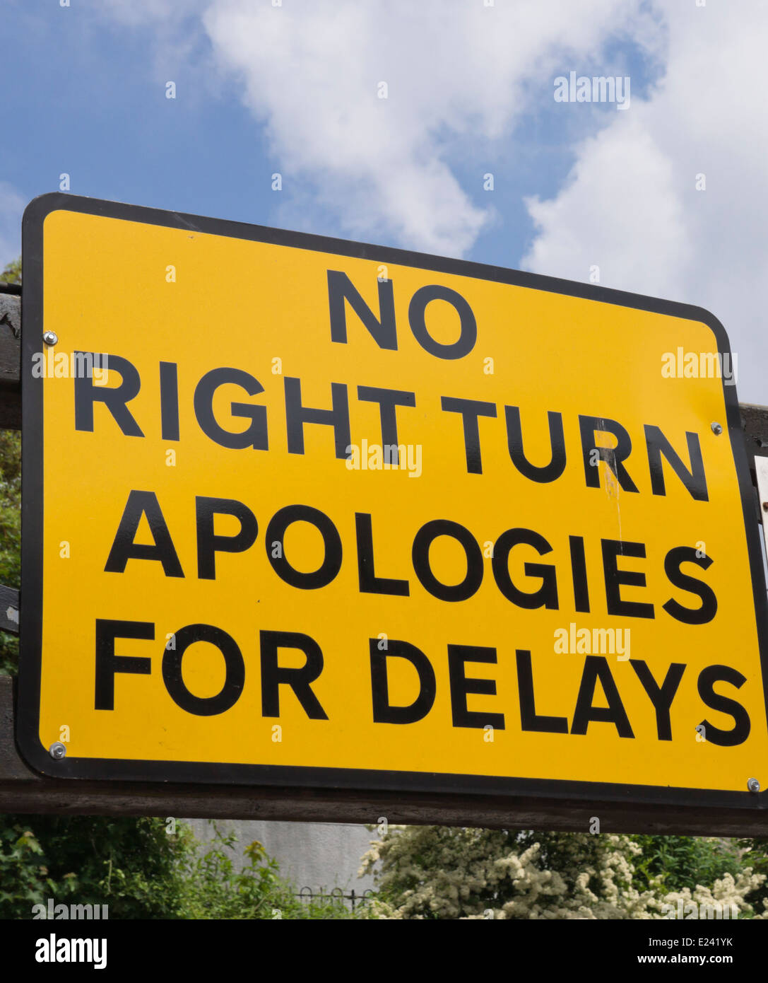 No right turn sign hi-res stock photography and images - Alamy