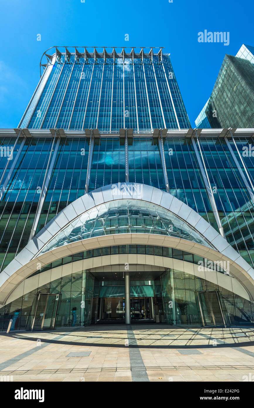 View of the CityPoint skyscraper located on Ropemaker Street in the ...