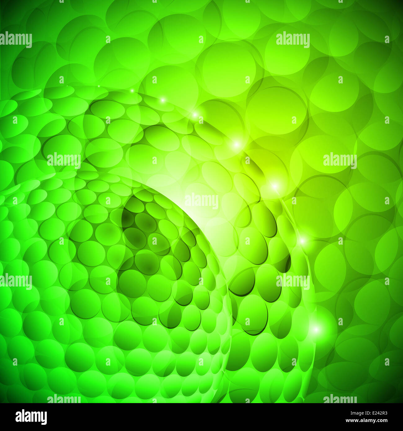 Seamless spotted green spherical abstraction. Disco gradient Stock ...