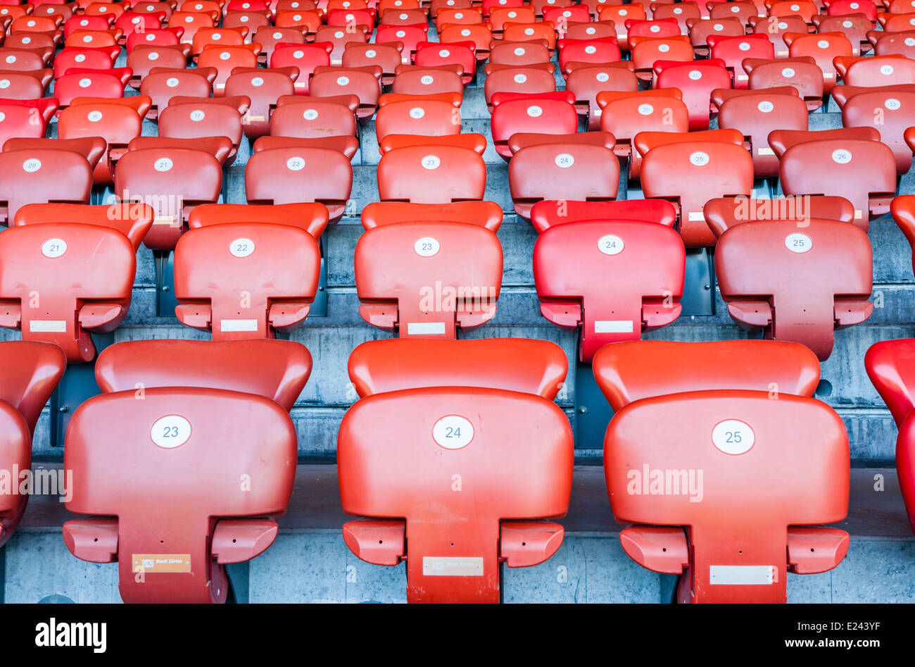 Empty seats on football stadiums hi-res stock photography and images ...