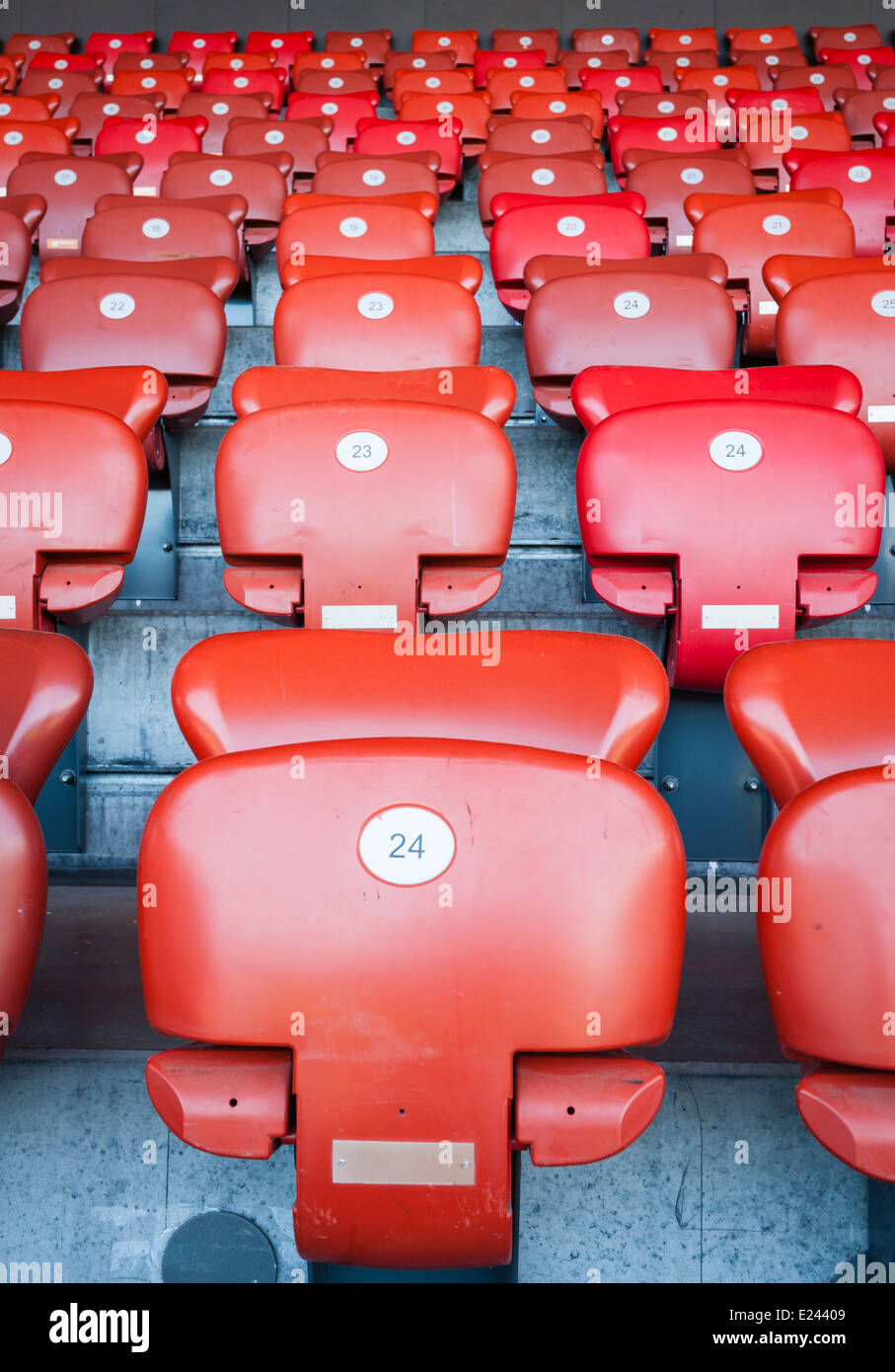 Empty seats on football stadiums hi-res stock photography and images ...