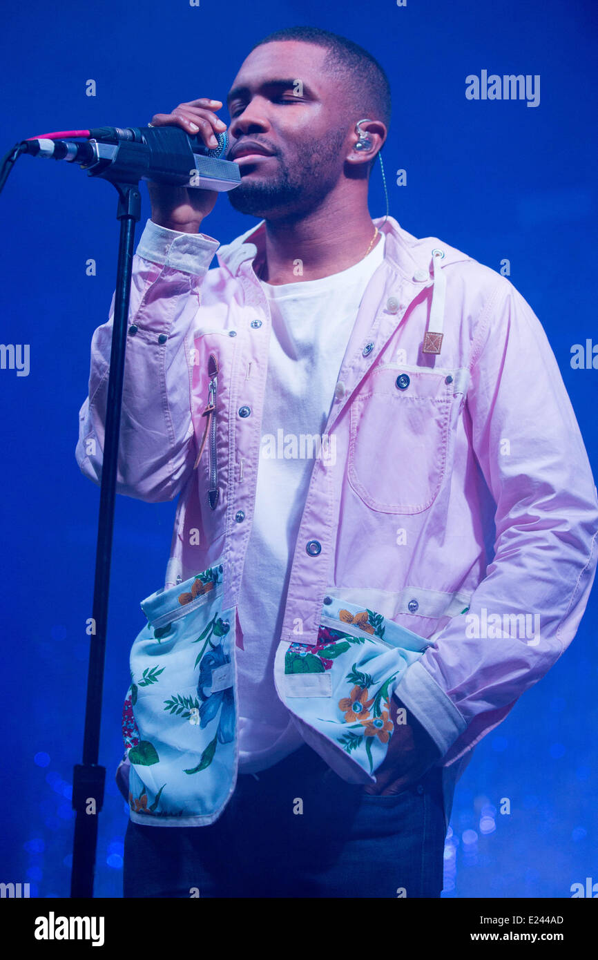 Manchester, Tennessee, USA. 14th June, 2014. Rapper FRANK OCEAN ...