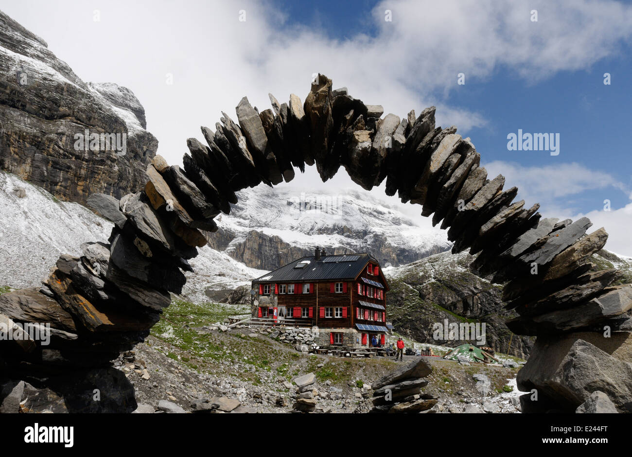 Alps hut hi-res stock photography and images - Alamy