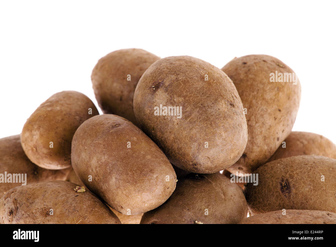Potatoes isolated on white background Stock Photo - Alamy