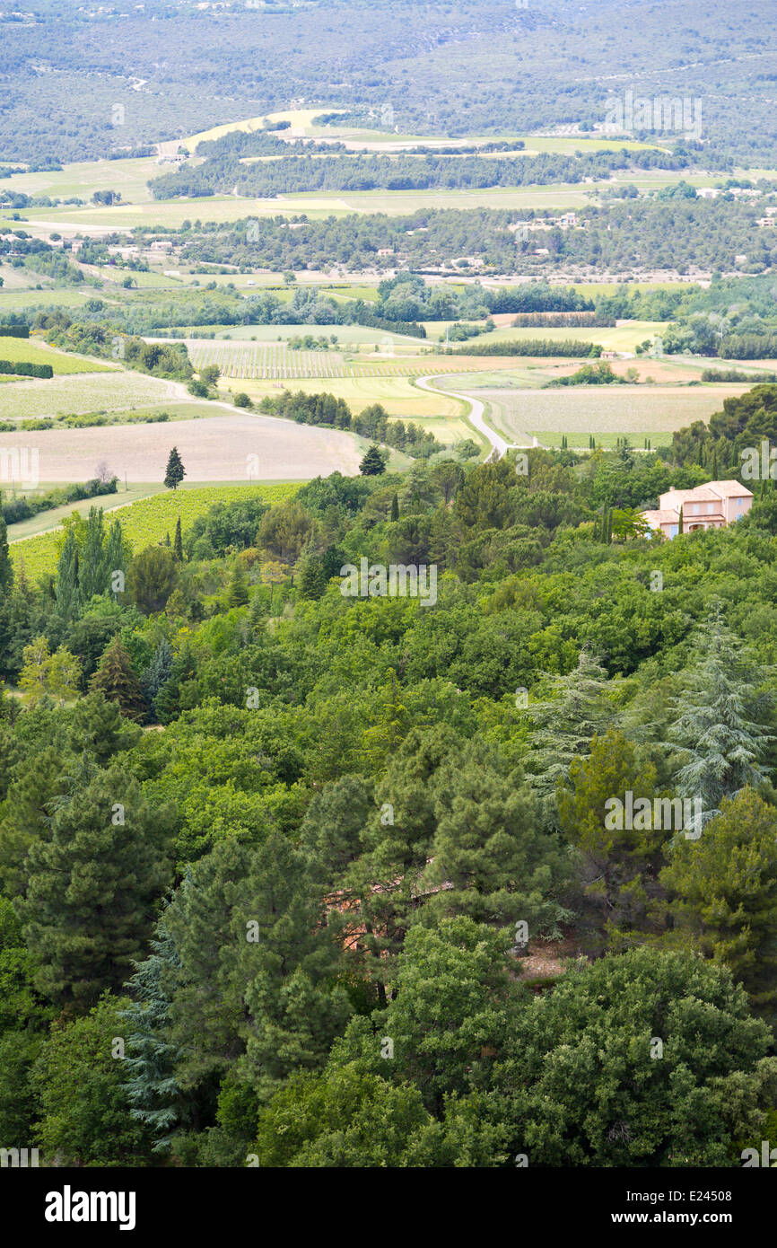 Typical Landscape in Roussillon, Provence, France Stock Photo - Alamy