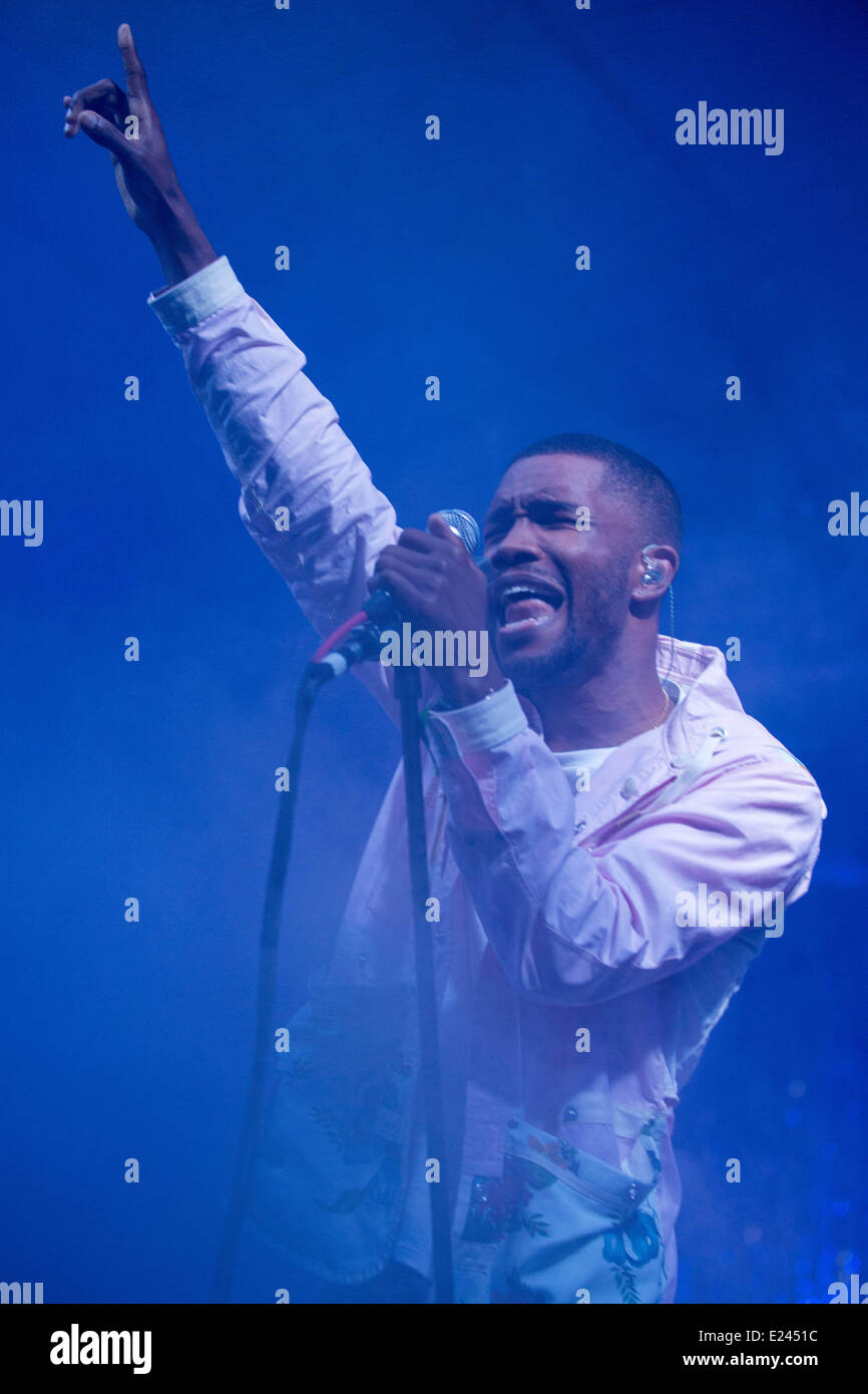 Manchester, Tennessee, USA. 14th June, 2014. Rapper FRANK OCEAN ...