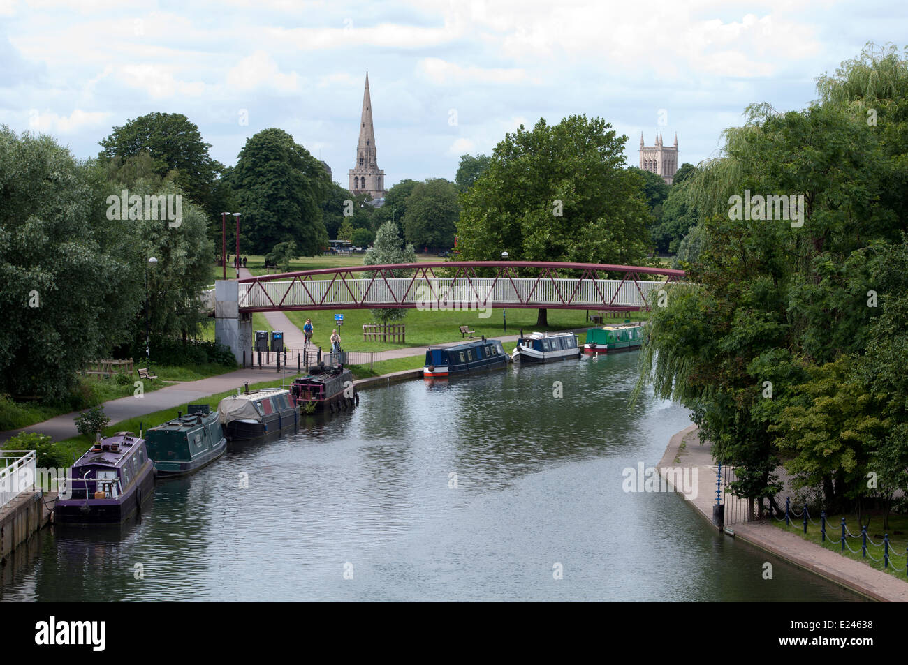 River Cam and Cutter Ferry Bridge, Cambridge, UK Stock Photo - Alamy
