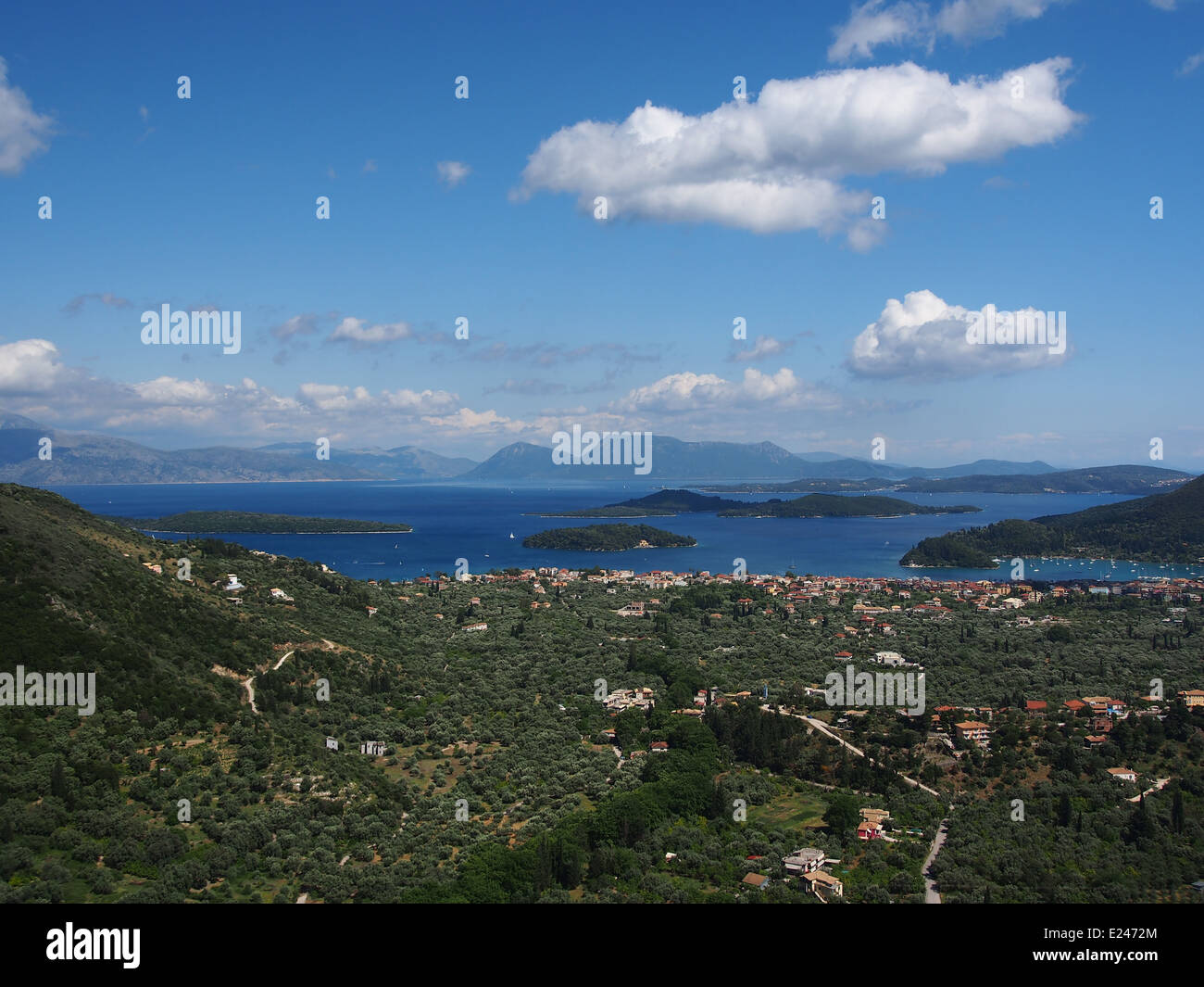 A scenic view of the Ionian Sea islands, showcasing the unique ...