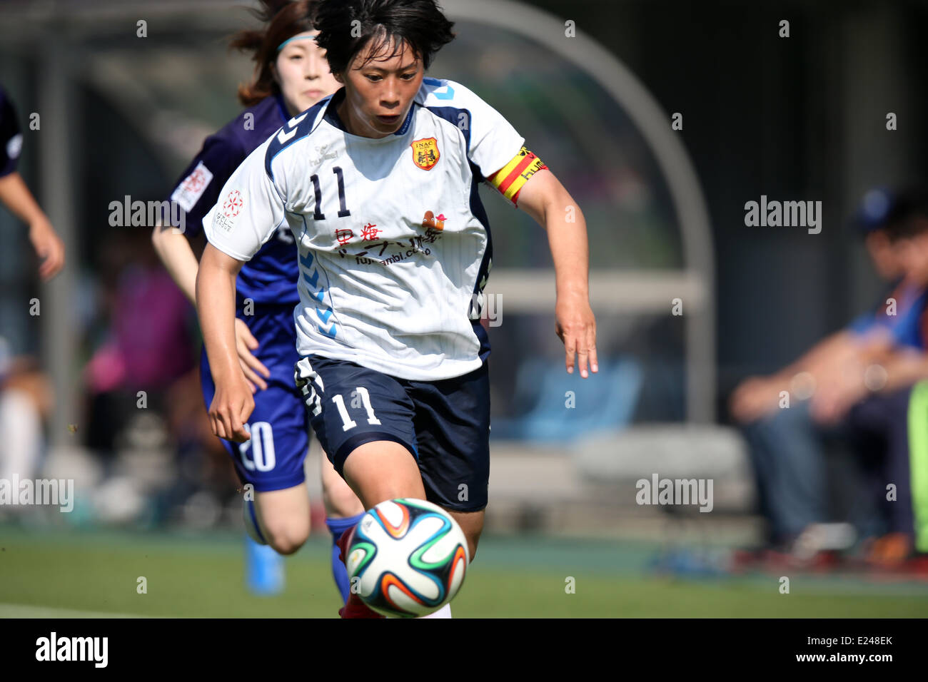 NACK 5 Stadium Omiya, Saitama, Japan. 15th June, 2014. Megumi Takase (INAC), JUNE 15, 2014 ...