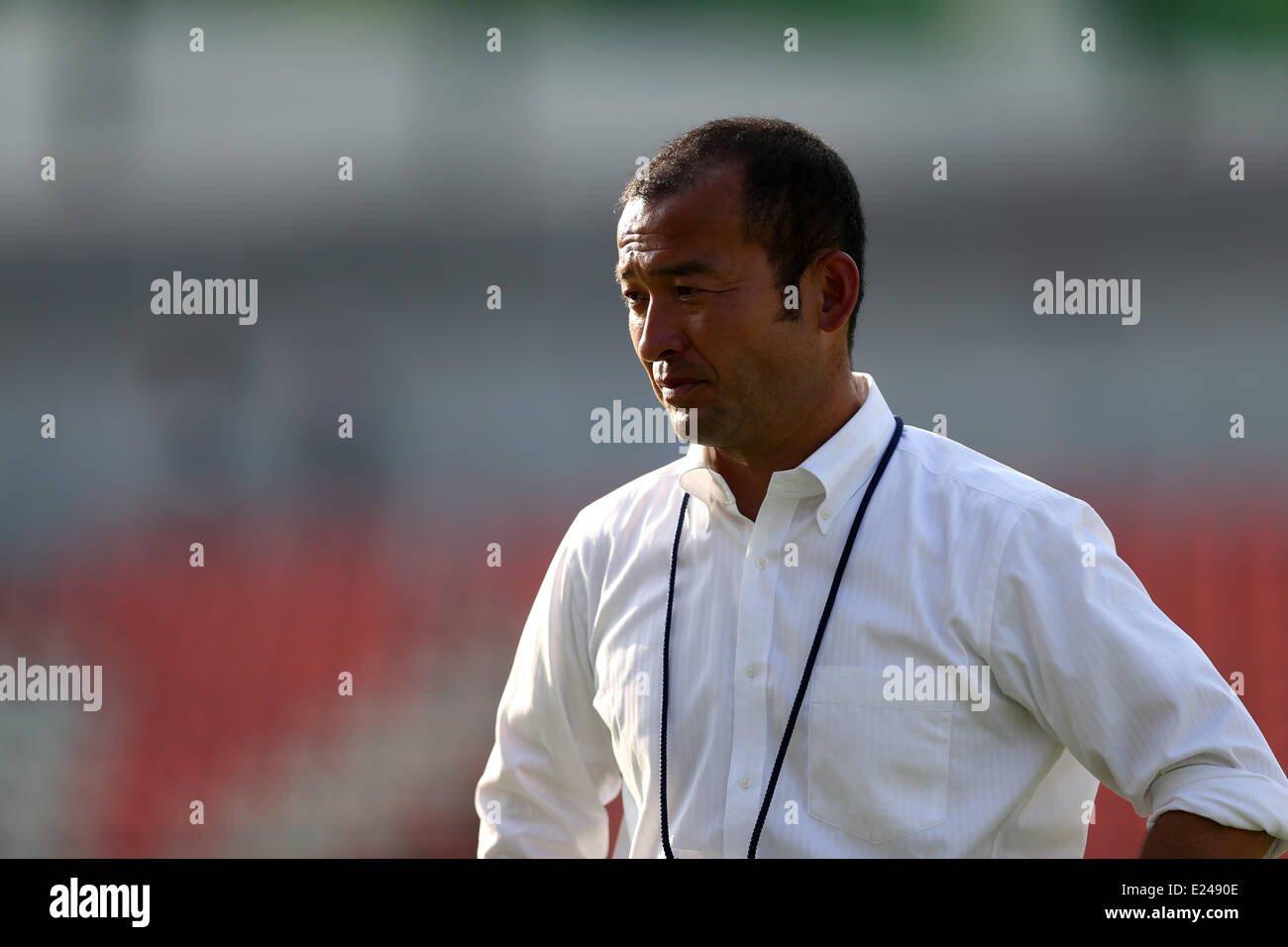 NACK 5 Stadium Omiya, Saitama, Japan. 15th June, 2014. Koji Maeda (INAC ...