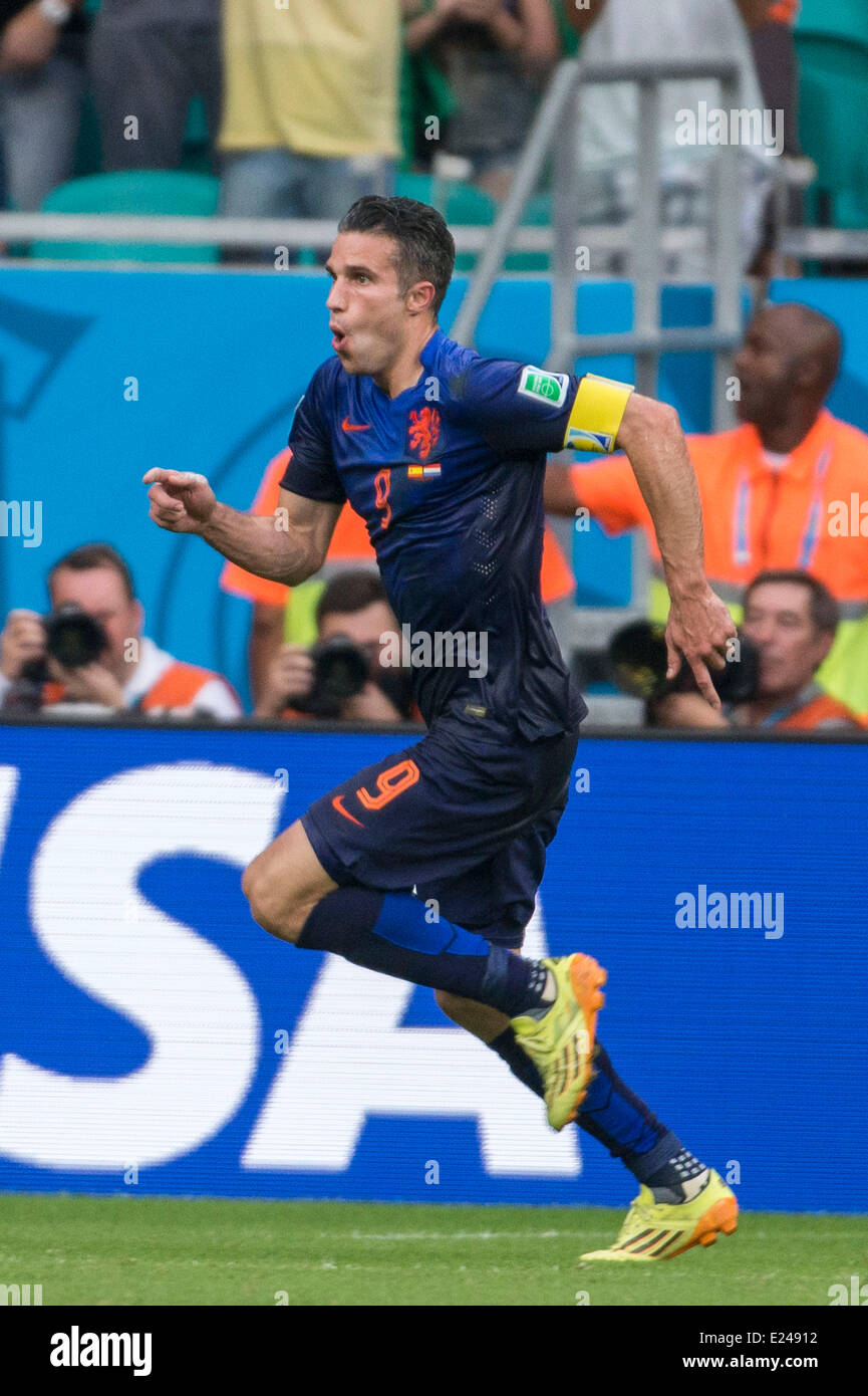 Van persie 2014 world cup hi-res stock photography and images - Alamy
