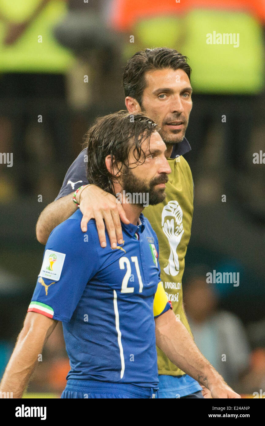Gianluigi buffon and andrea pirlo hi-res stock photography and images ...