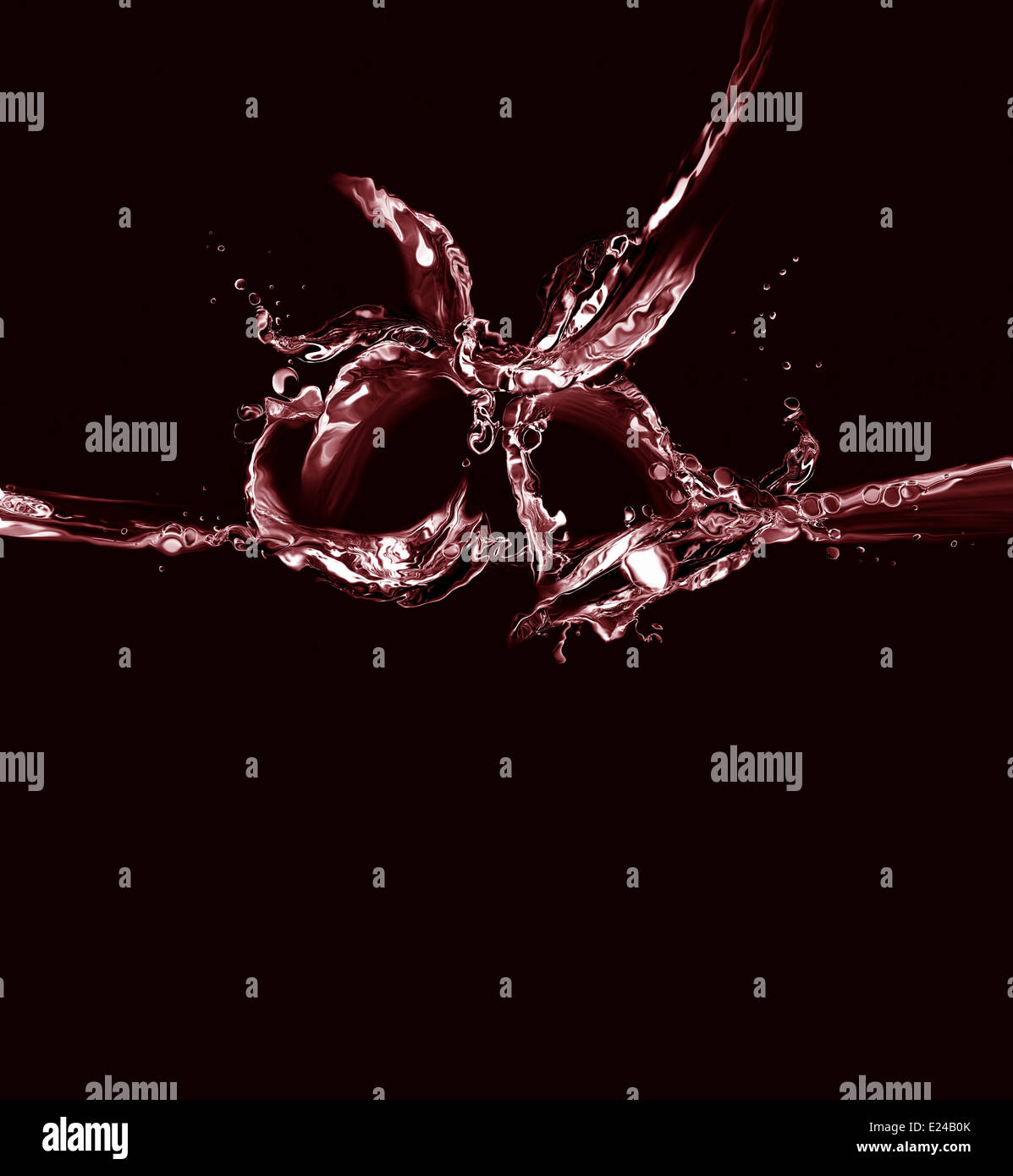 Red christmas bow black hi-res stock photography and images - Alamy