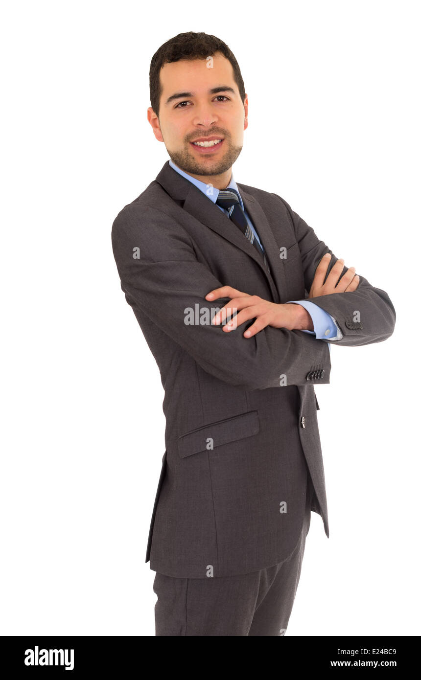 Handsome businessman in suit crossing hi-res stock photography and ...