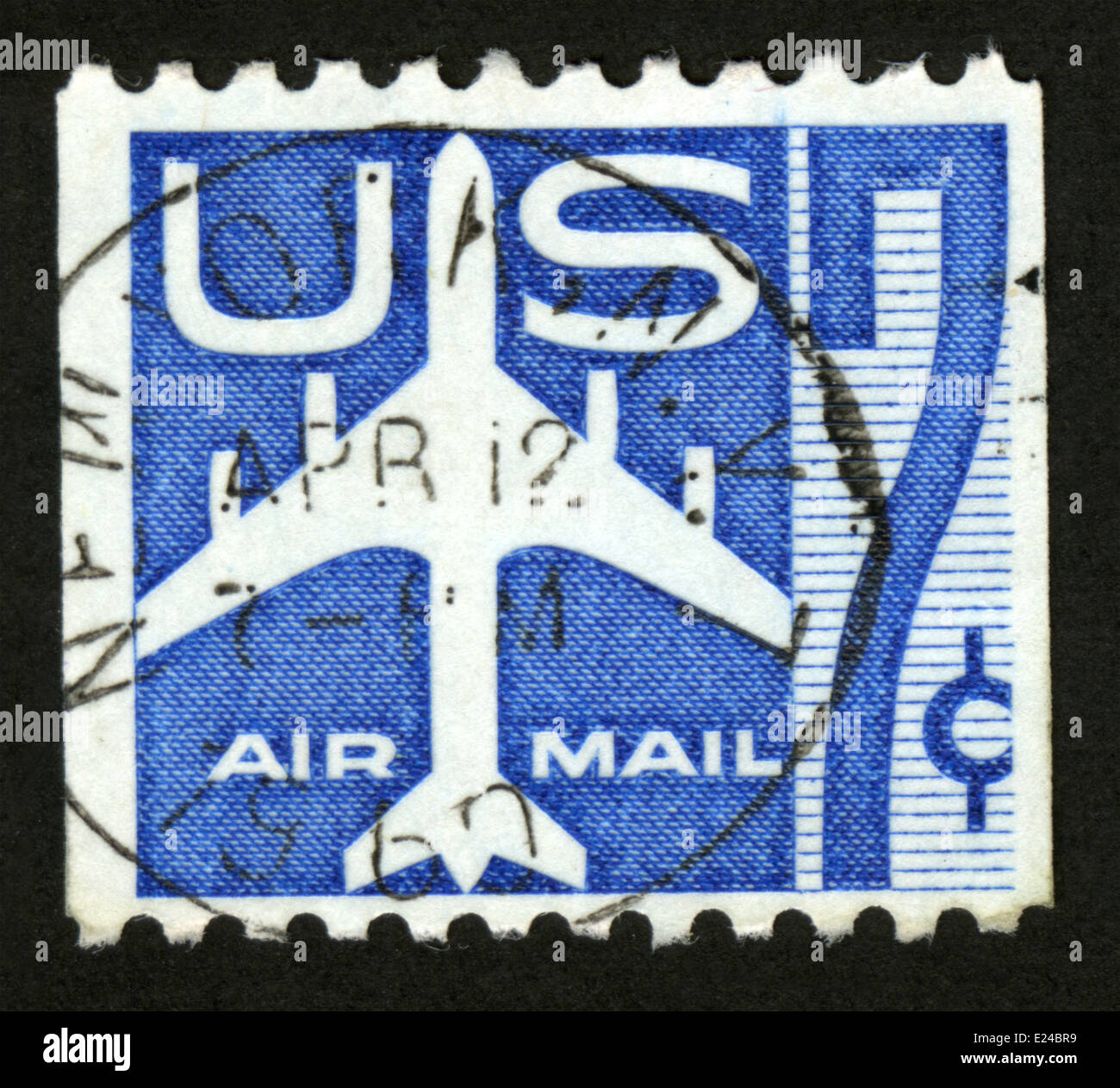 Us Postage Stamp Air Mail High Resolution Stock Photography and Images ...