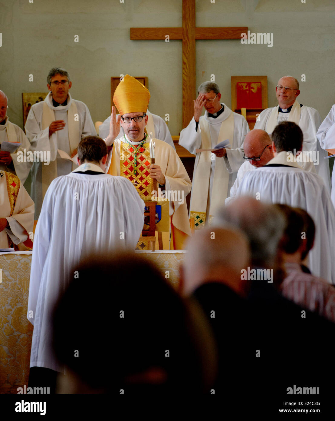 West Sussex, UK. 15th June, 2014. First time a serving Bishop in the ...