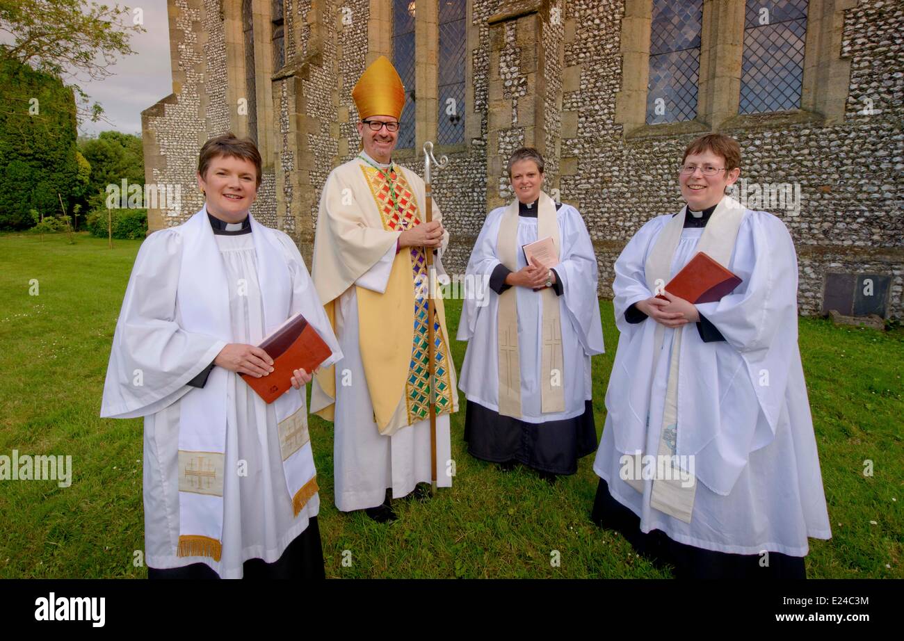 West Sussex, UK. 15th June, 2014. First time a serving Bishop in the ...