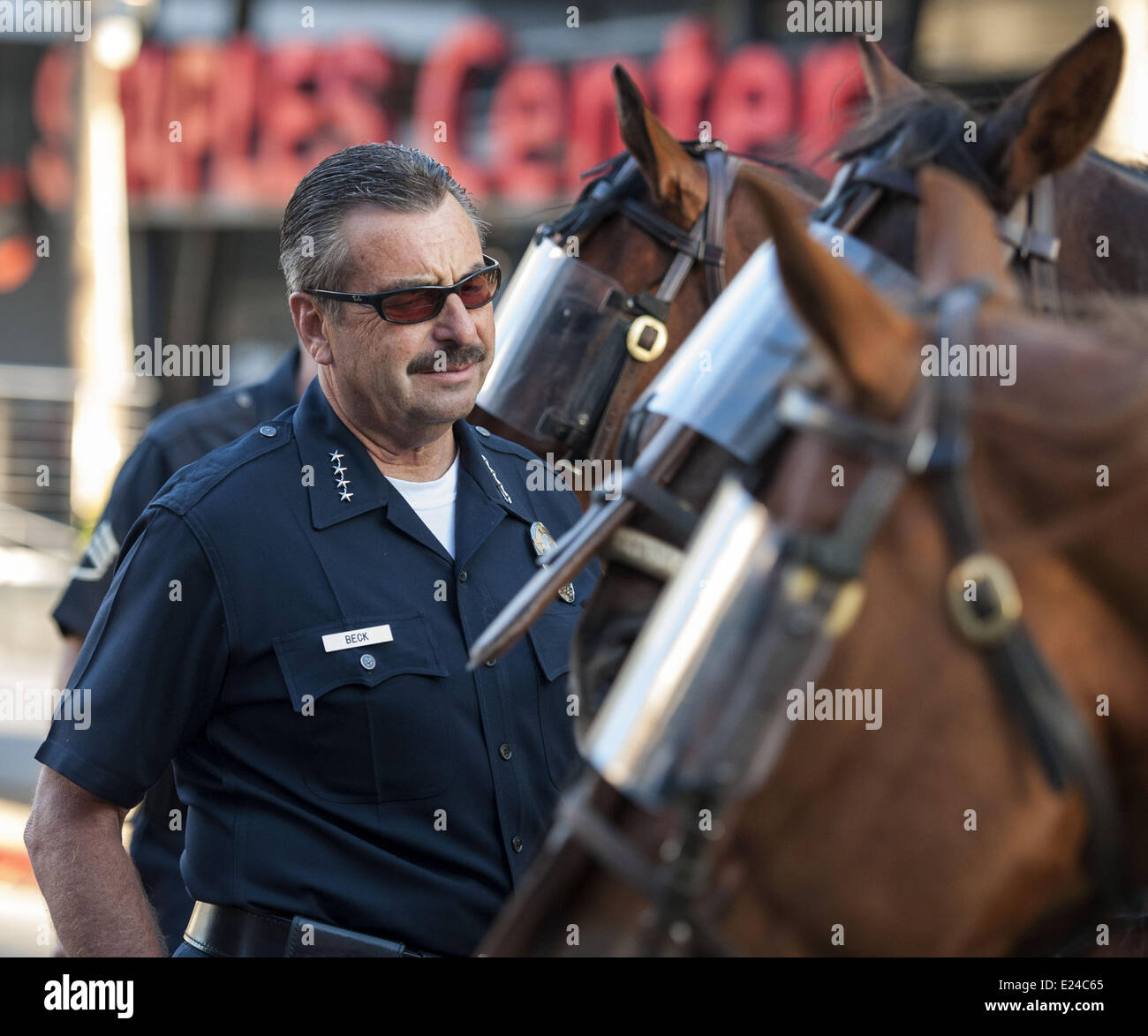Lapd horse cops High Resolution Stock Photography and Images - Alamy