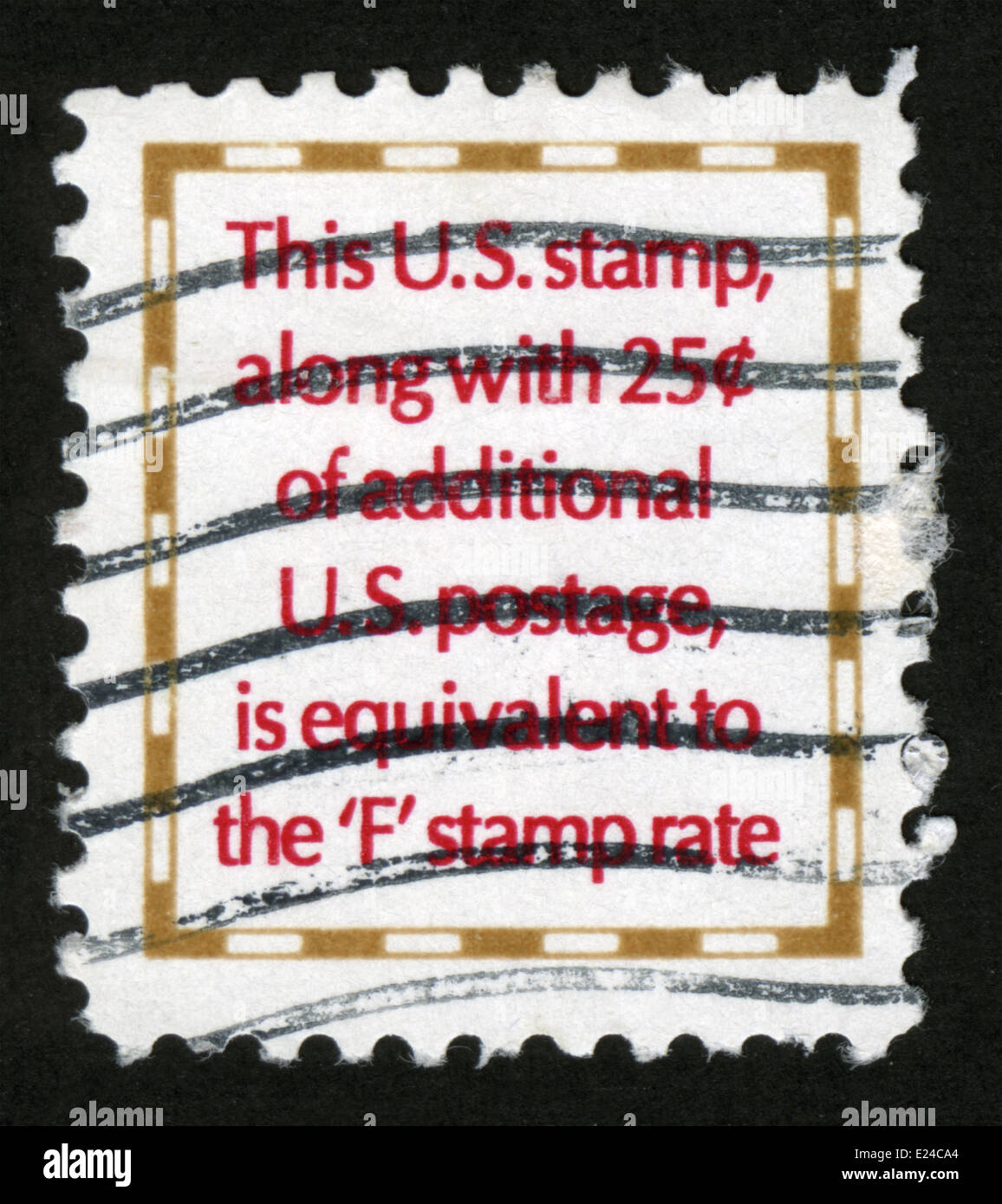 US postage stamp Stock Photo - Alamy