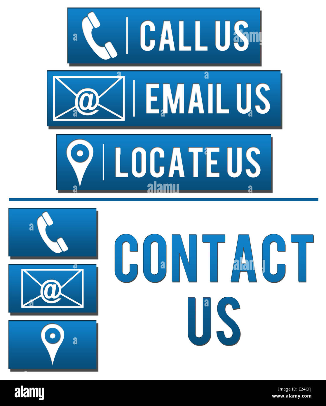 Contact us banner hi-res stock photography and images - Alamy