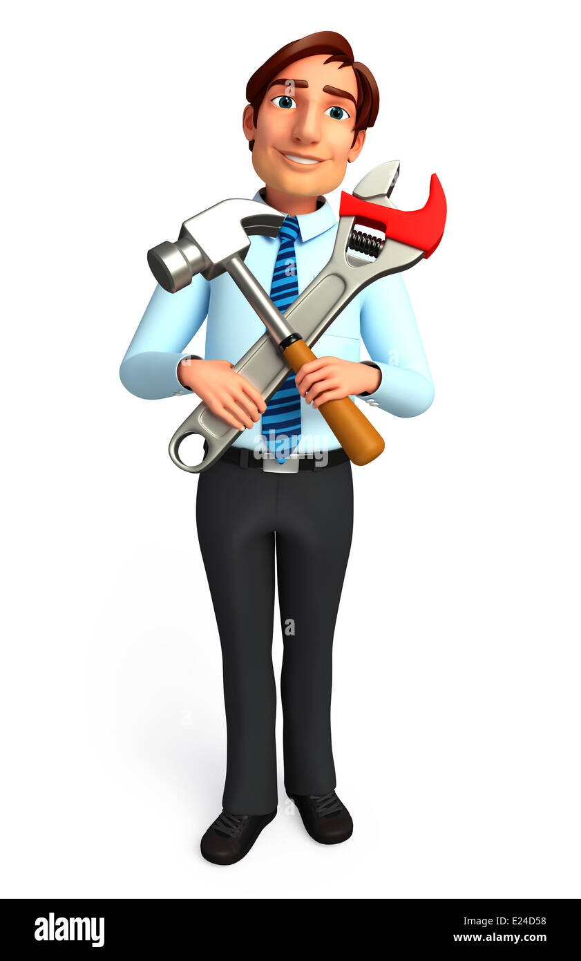 Young Service man Stock Photo - Alamy