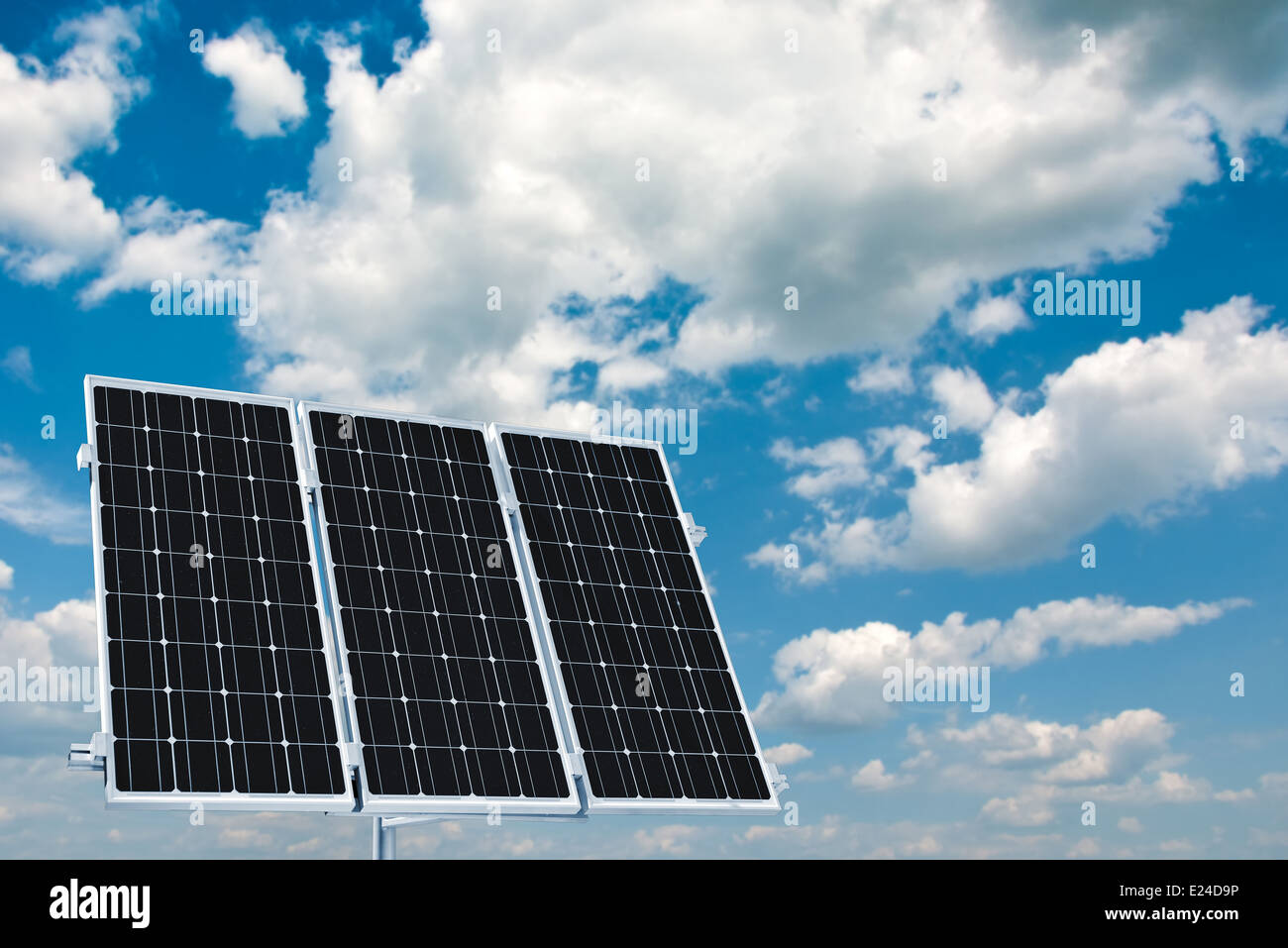 Home power plant using renewable solar energy Stock Photo - Alamy